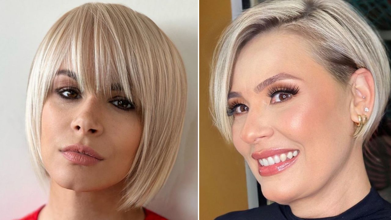 Blonde Bob Blonde Bobs Blonde Hair Beauty Bob Haircut Transformation