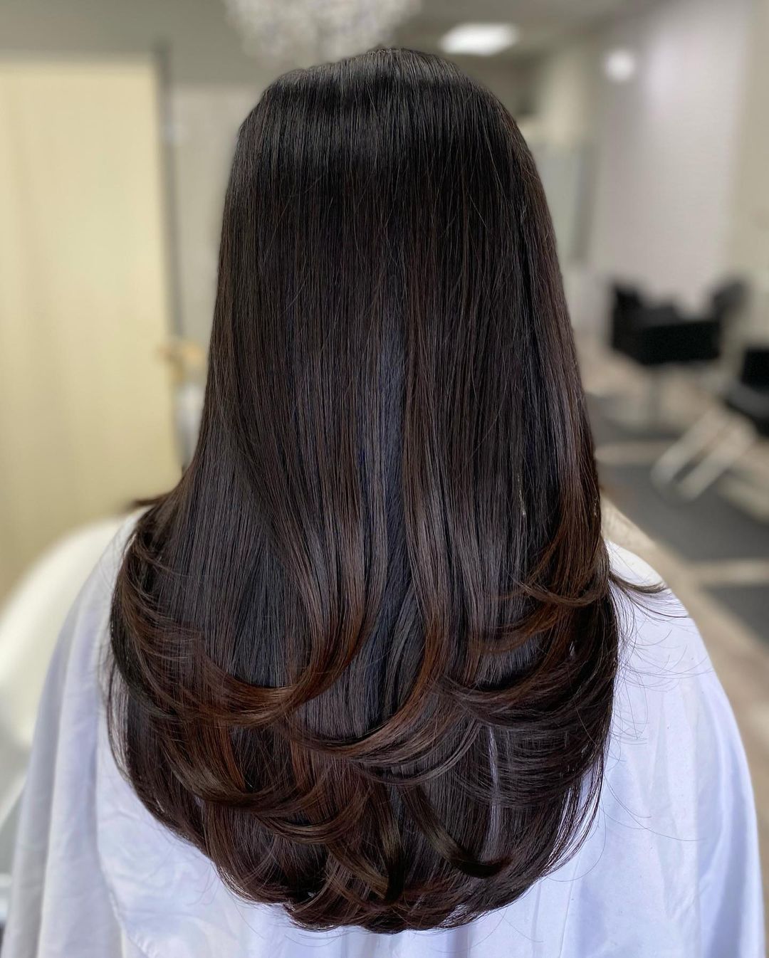 30 Dazzling Hairstyles With Long Layers For Thick Hair