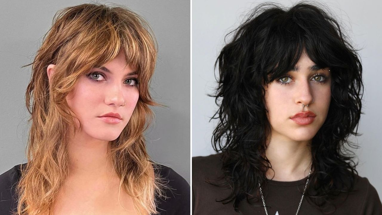 Top Stylist Give Wavy Hair a Trendy Wolf Cut, And It Looks WOW